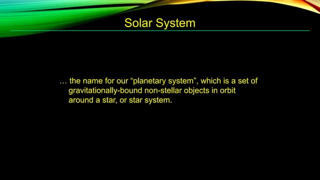 Secondary school IGCSE-Solar-System.pptx | Geography | Science