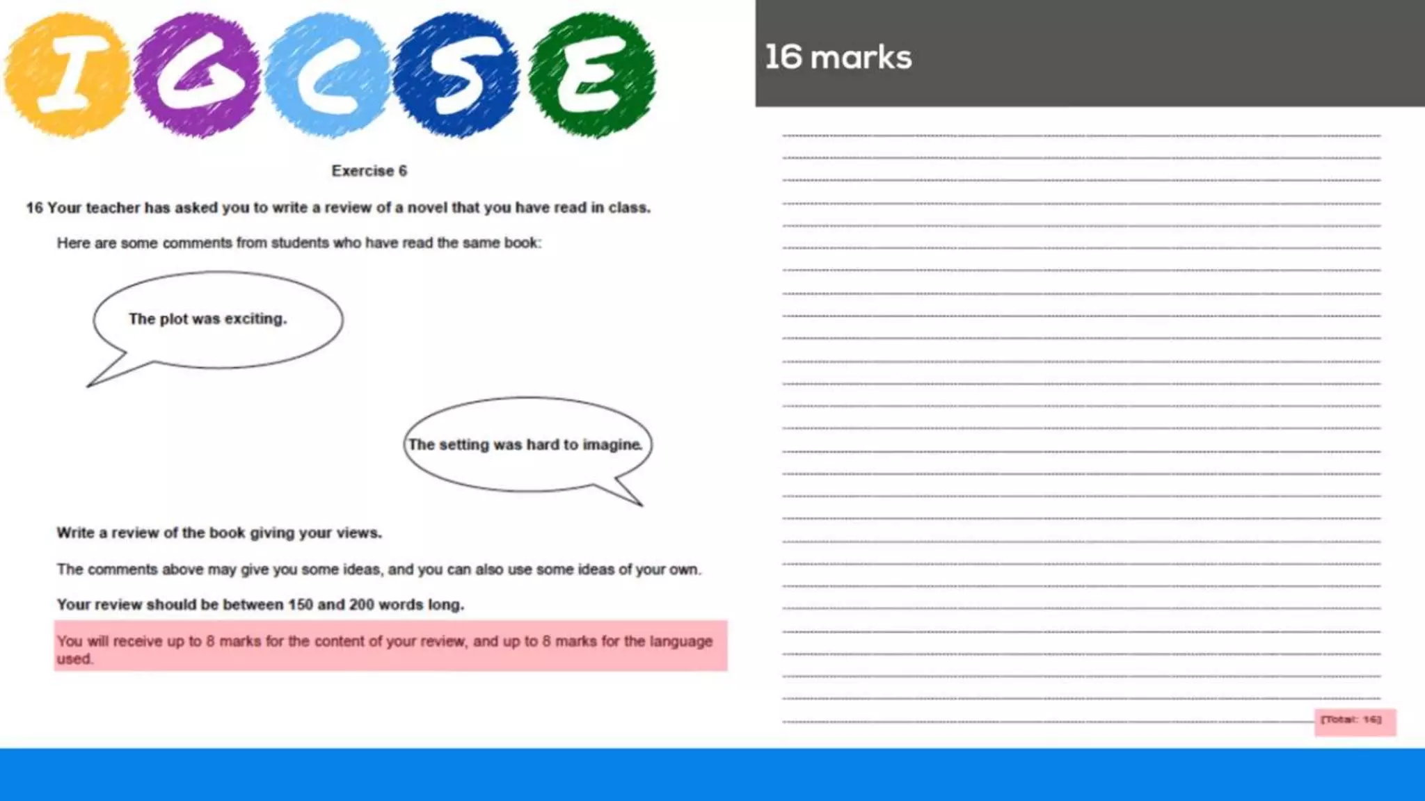 IGCSE - WRITING EXERCISE 6.pptx