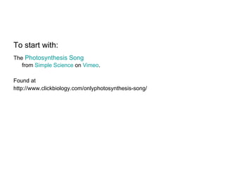 Igcse 2010 REVISION photosynthesis | PPS