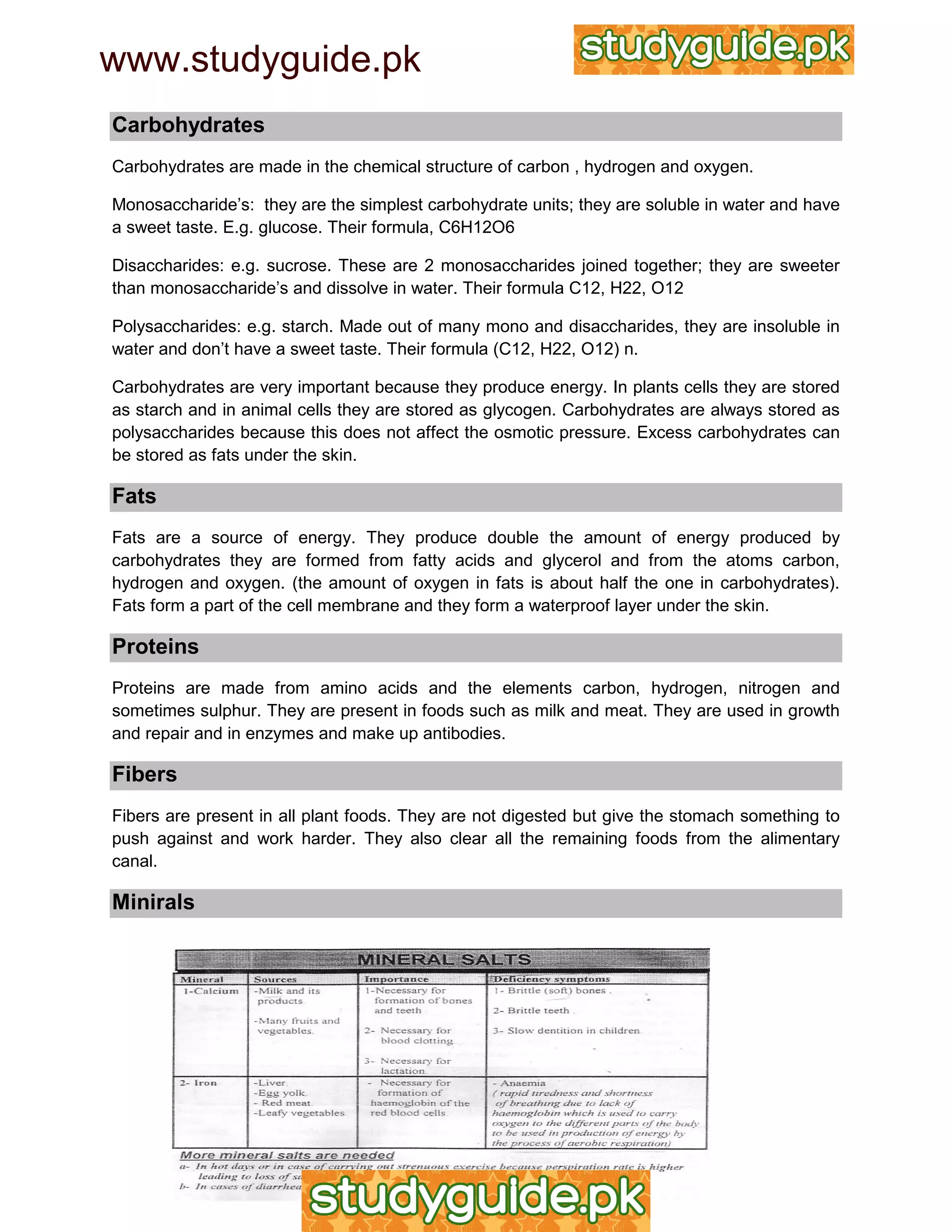 IGCSE Biology Revision Notes | PDF