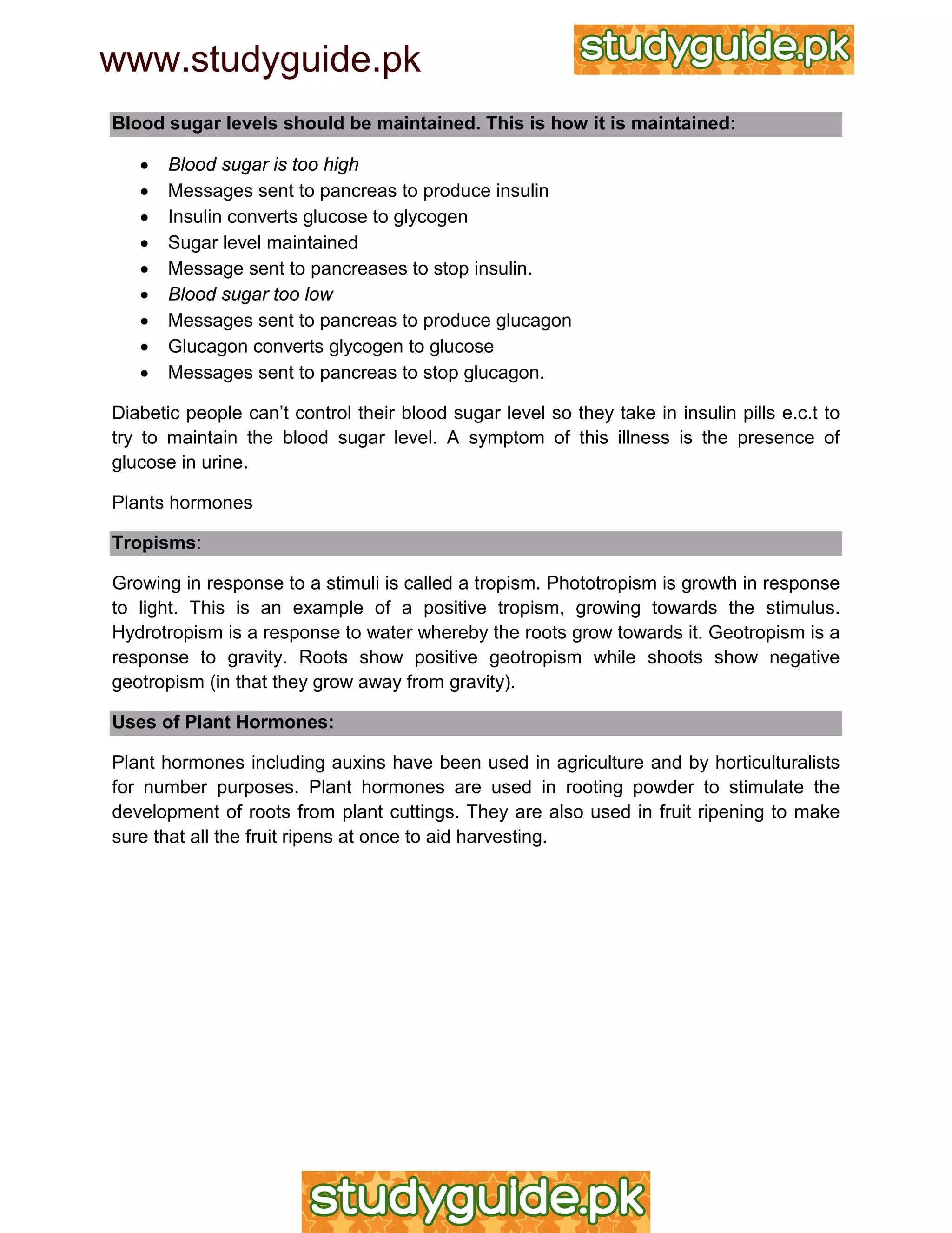 IGCSE Biology Revision Notes | PDF