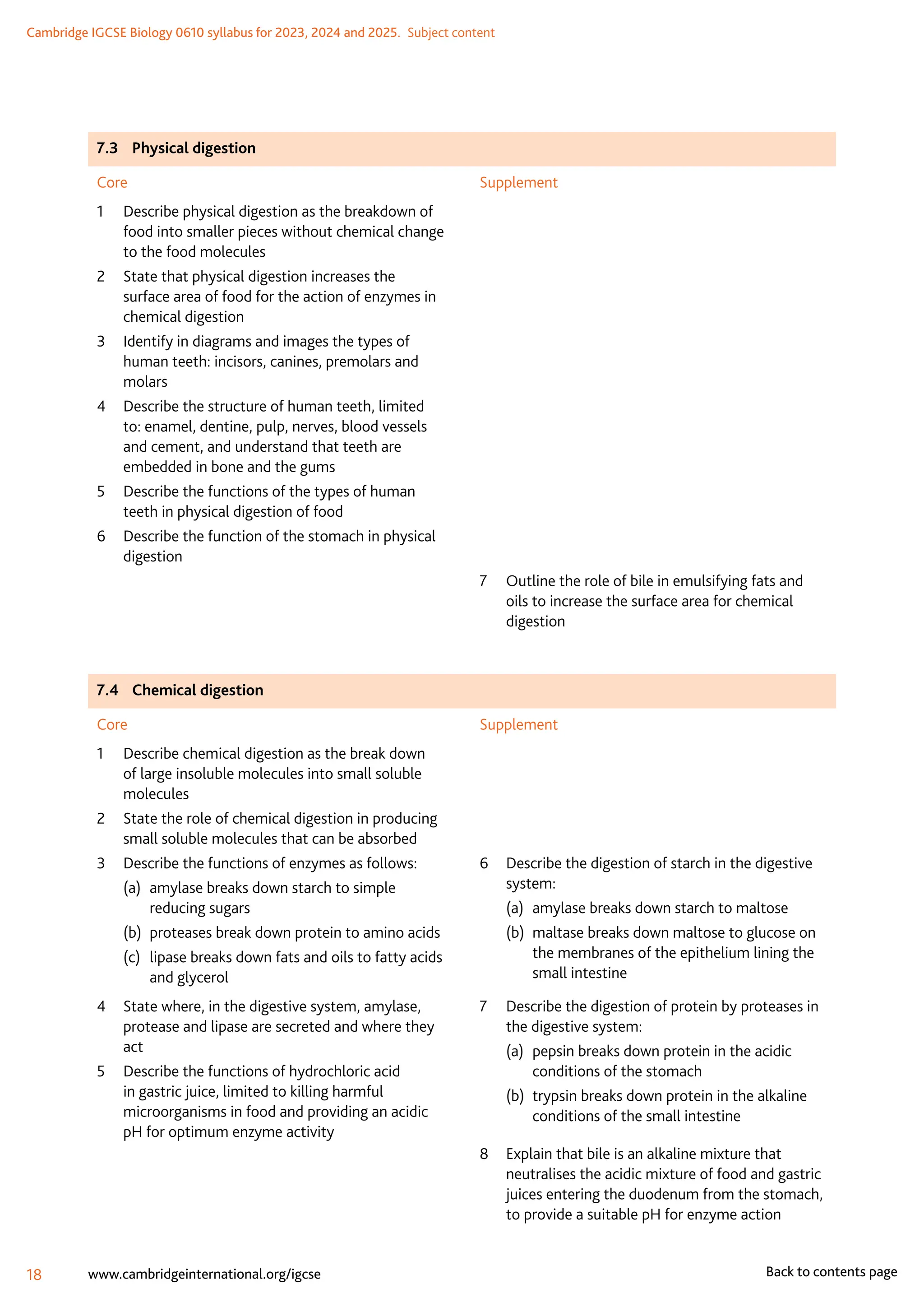 IGCSE Biology (0610) syllabus for the year 2023-2025 | PDF