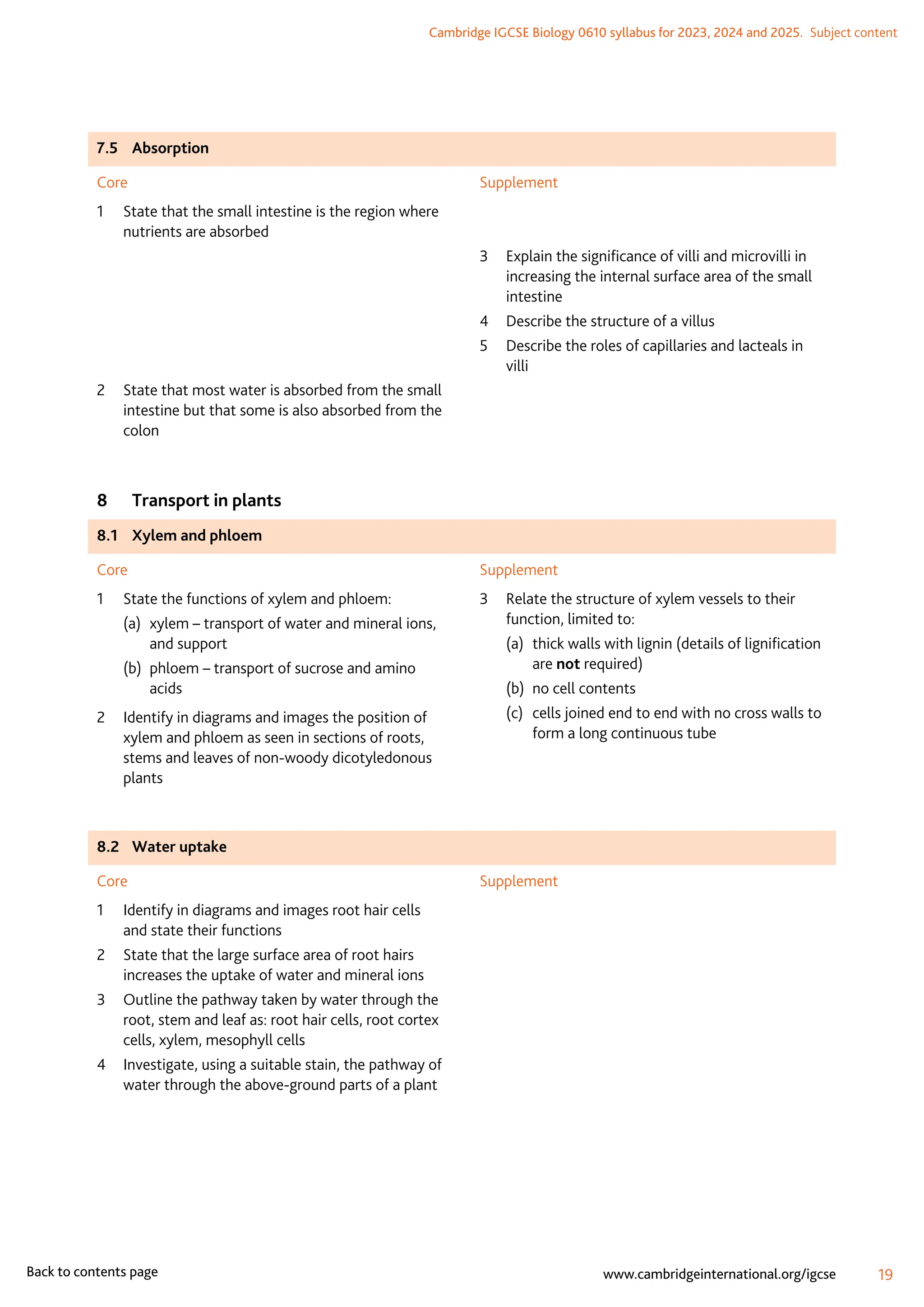 IGCSE Biology (0610) syllabus for the year 2023-2025 | PDF