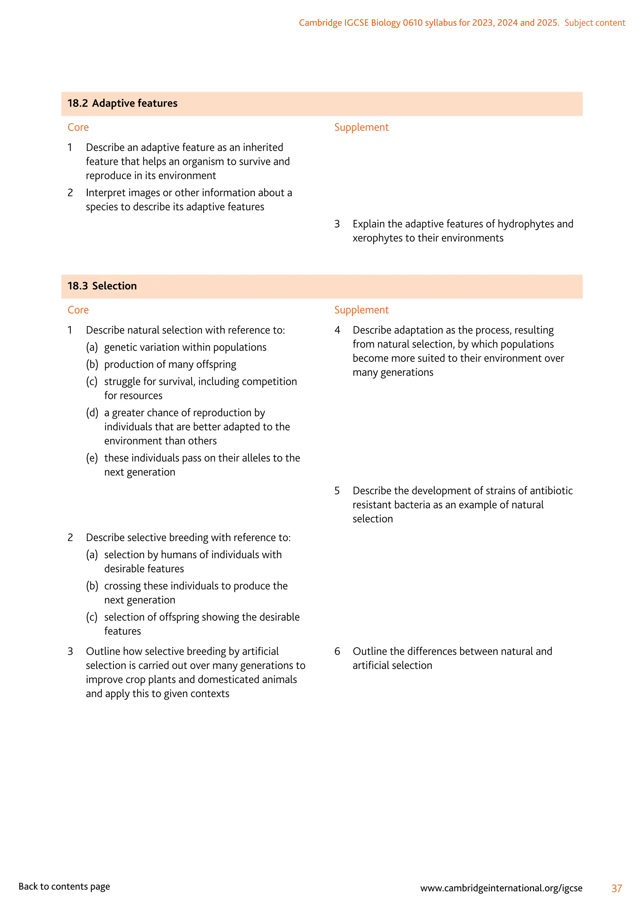 IGCSE Biology (0610) syllabus for the year 2023-2025 | PDF