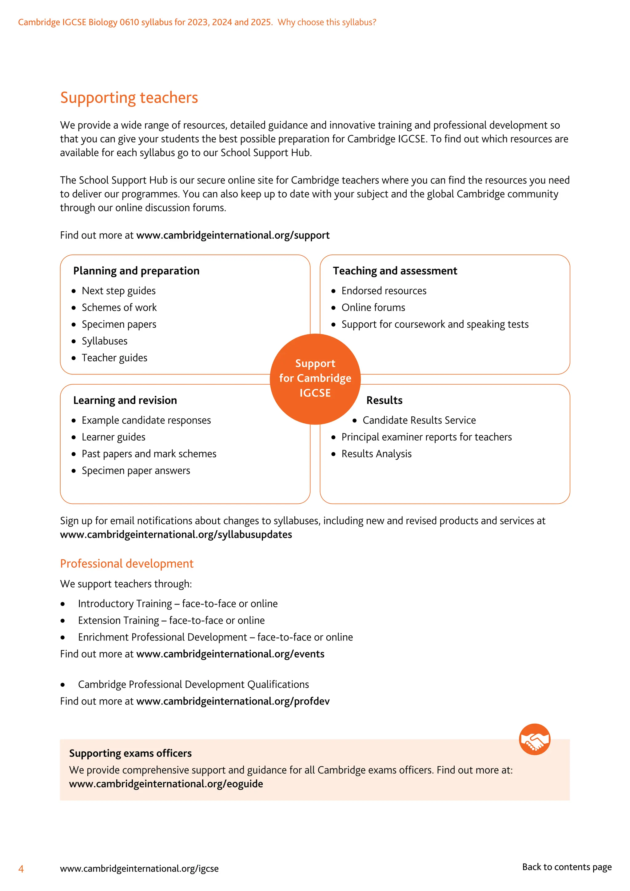 IGCSE Biology (0610) syllabus for the year 2023-2025 | PDF