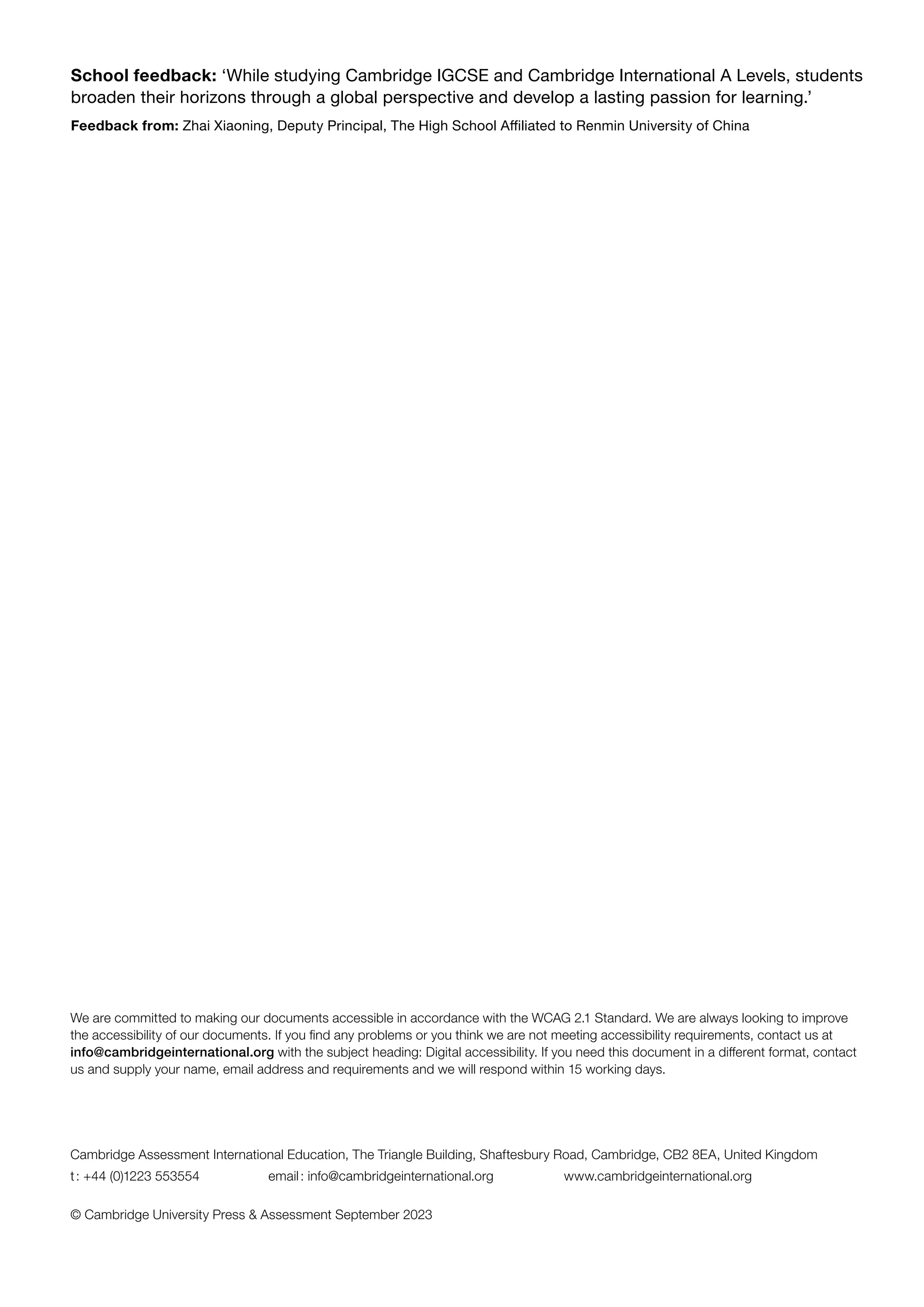 IGCSE Biology (0610) 2026-2028 syllabus. | PDF