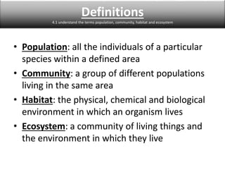 Igcse biology edexcel 4.1 4.17