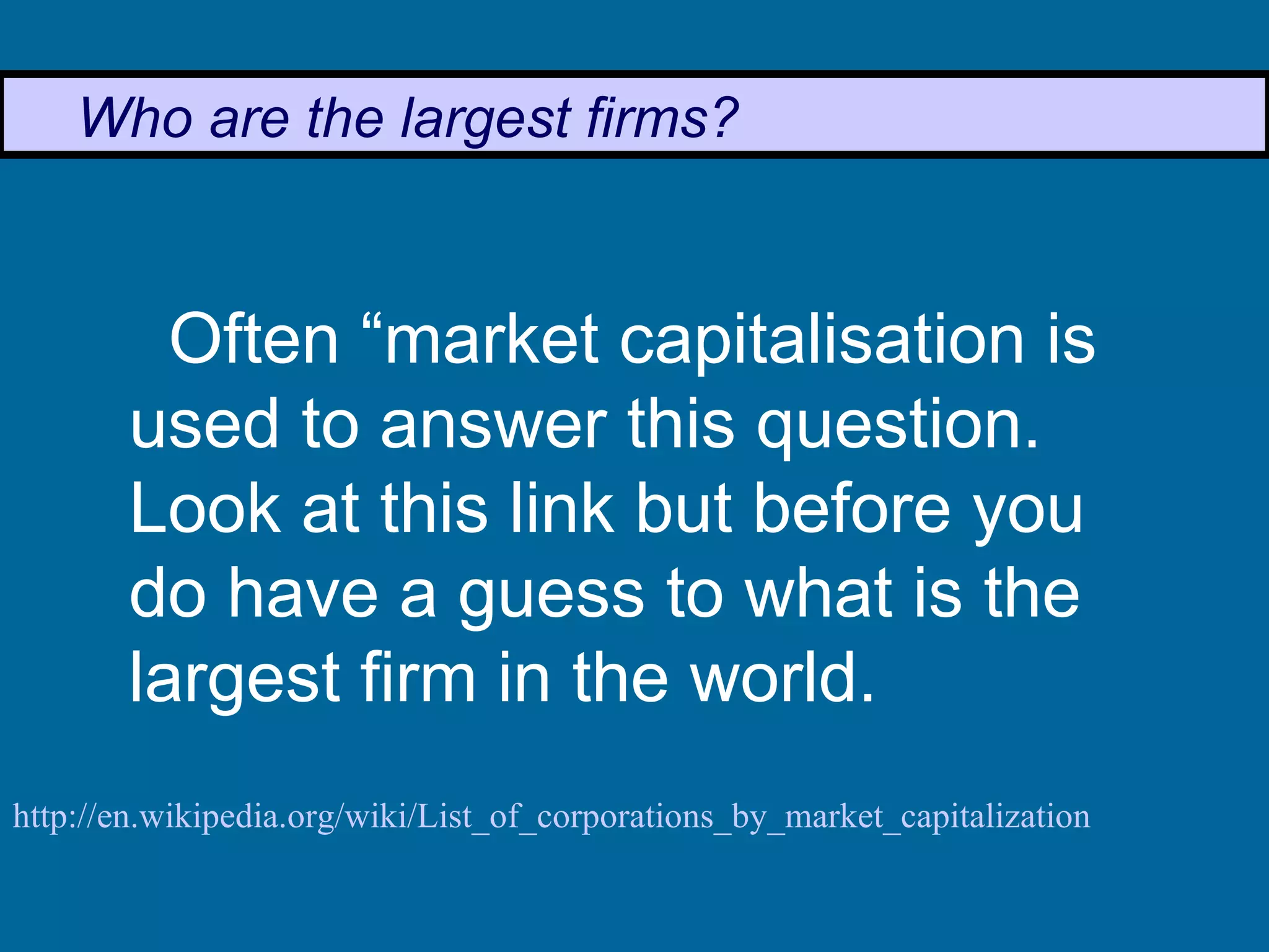 Igcse bs measuring size 2012 | PPT | Business Accounting & Finance ...