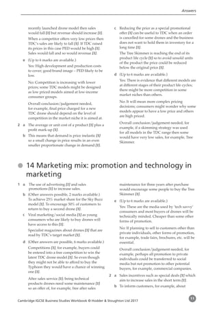 Igcse business wb_answers | PDF