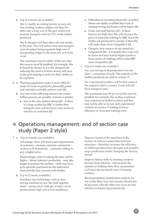 Igcse business wb_answers | PDF