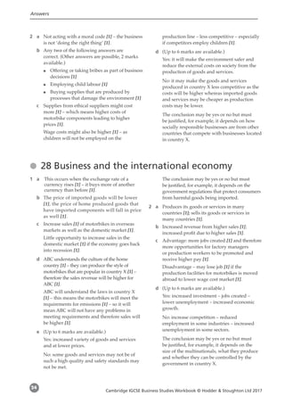 Igcse business wb_answers | PDF