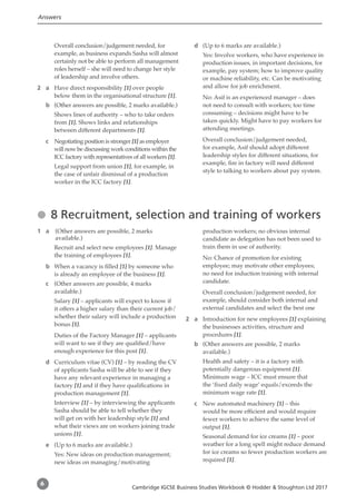 Igcse business wb_answers | PDF