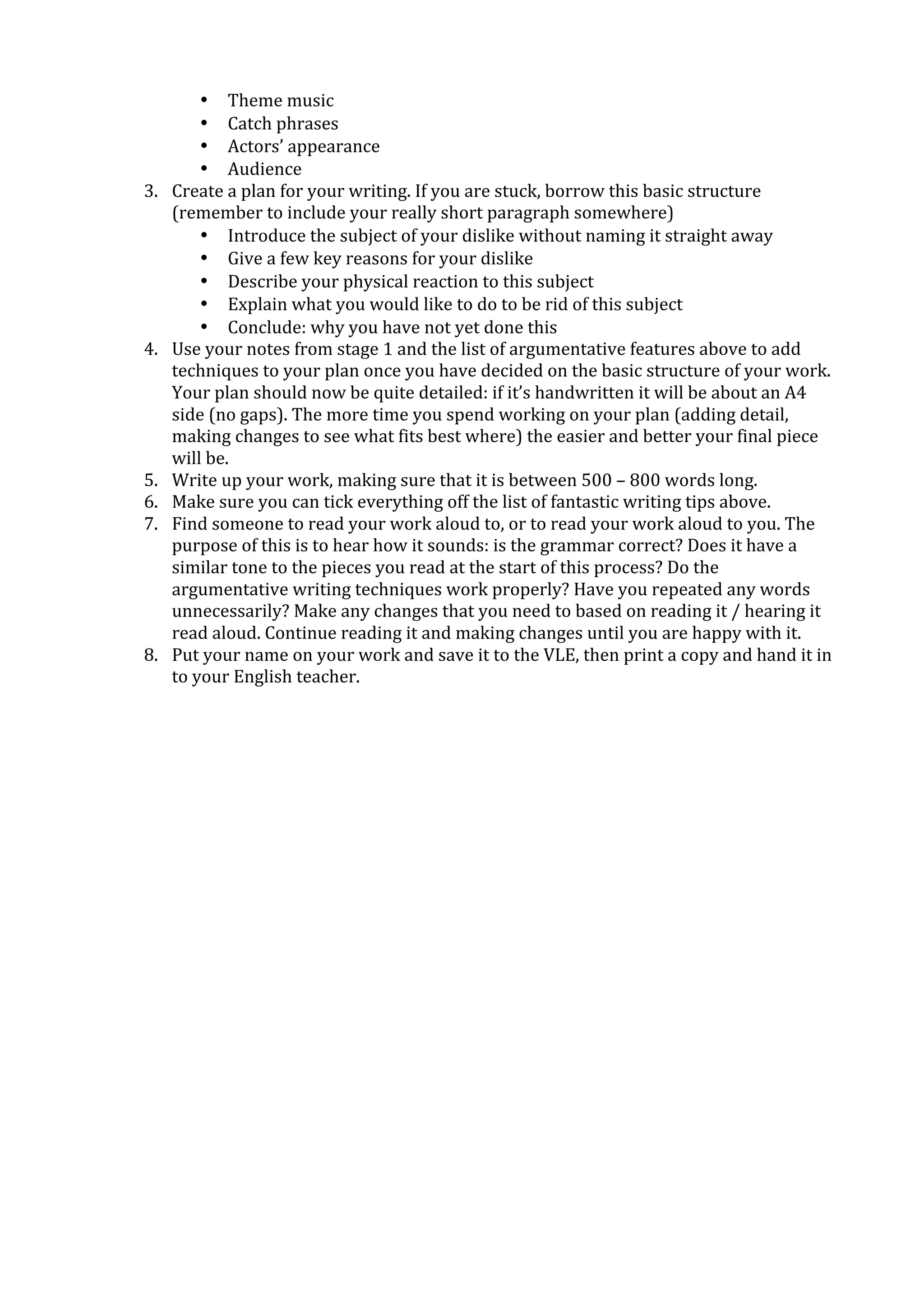 I gcse catch up tasks | PDF