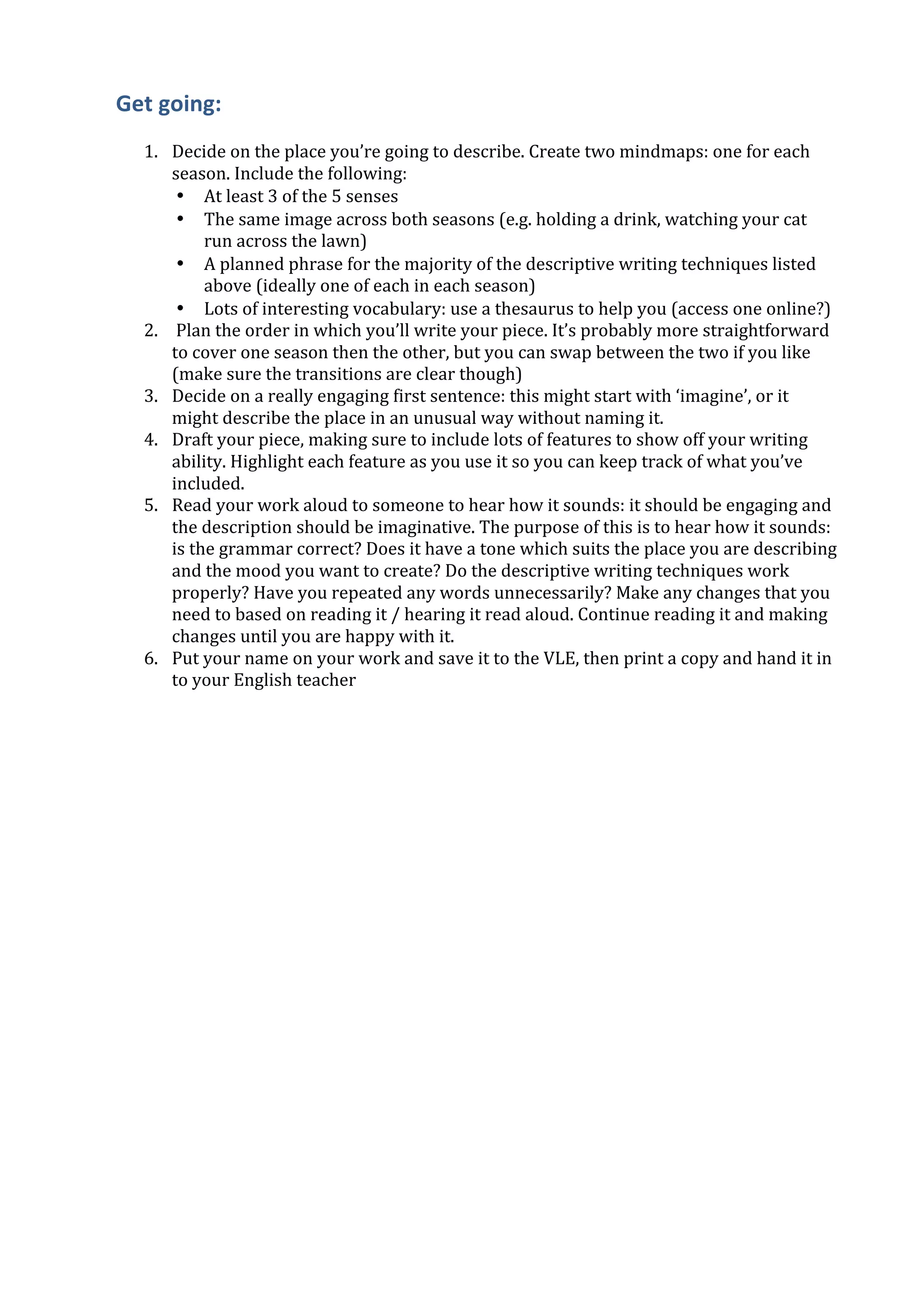 I gcse catch up tasks | PDF