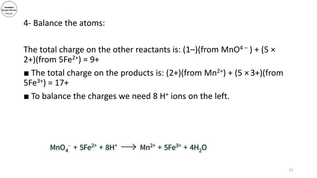 Naming compounds and Balancing chemical equations using oxidation ...