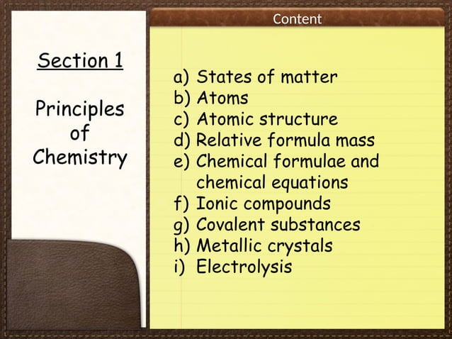 1 iGCSE Chemistry Section 1 Lesson 1.ppt