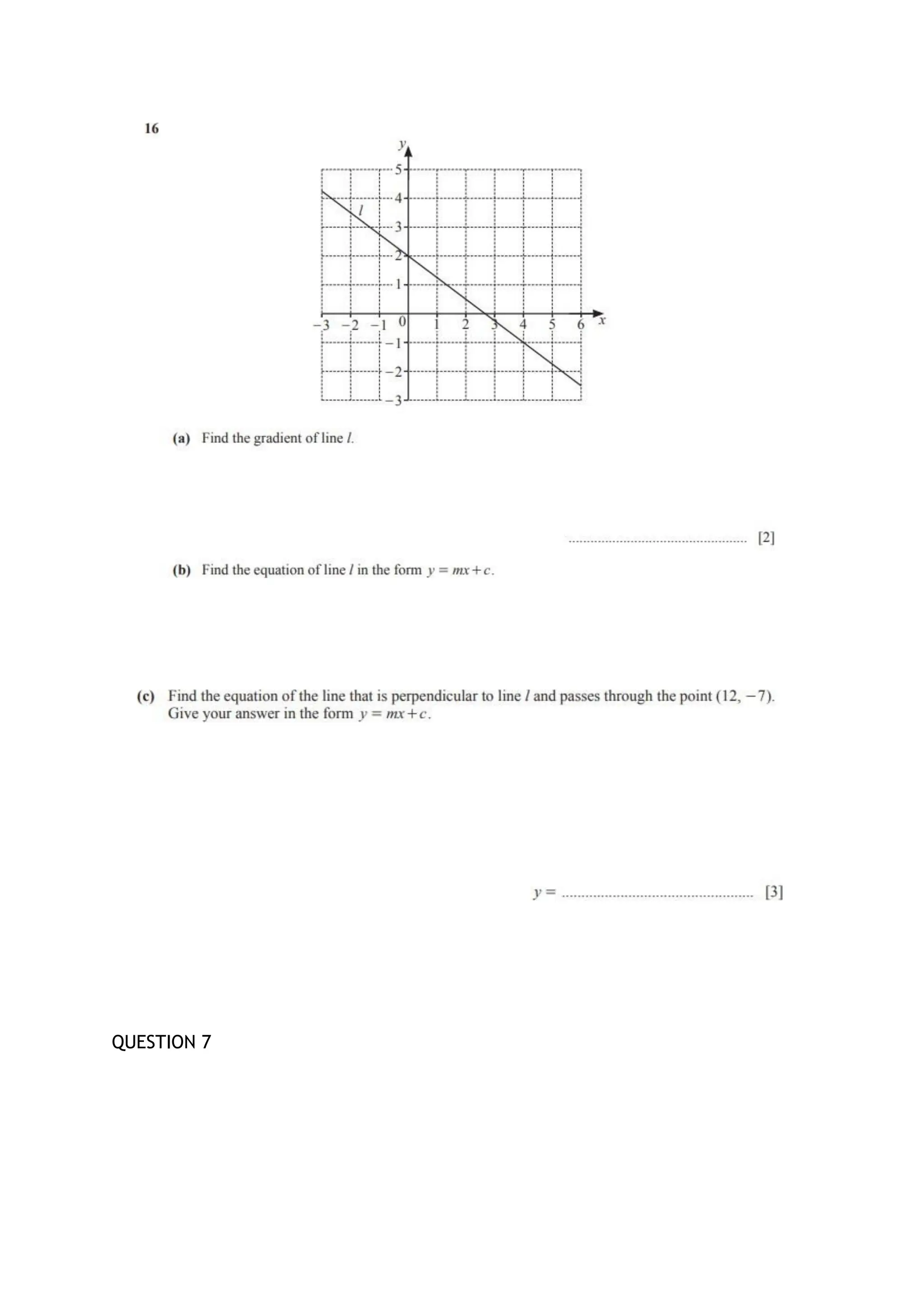 Igcse Coordinate Geometry Practice Questions Pdf