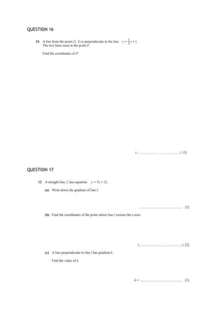 IGCSE COORDINATE GEOMETRY PRACTICE QUESTIONS .pdf