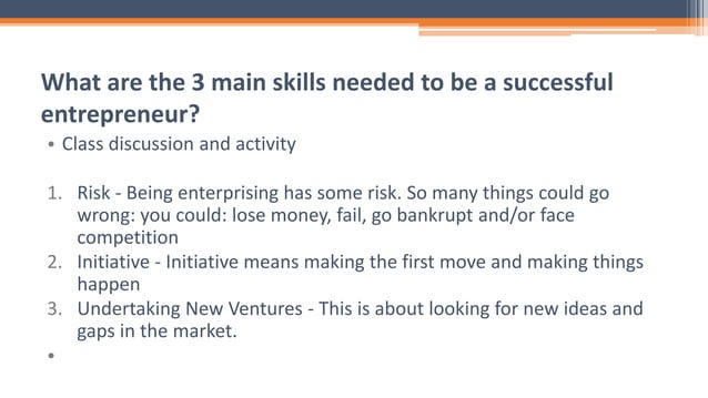 Igcse enterprise cambridge international examination | PPTX | Business ...