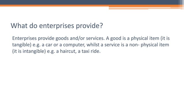 Igcse enterprise cambridge international examination | PPTX | Business ...