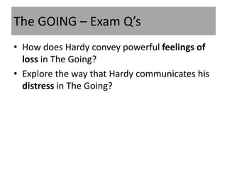 IGCSE Every Hardy Poem in a Day | PPTX