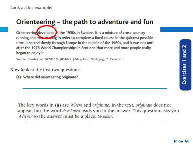 IGCSE ESL (Comprehension) Guide | PPTX