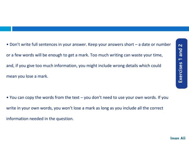 IGCSE ESL (Comprehension) Guide | PPTX