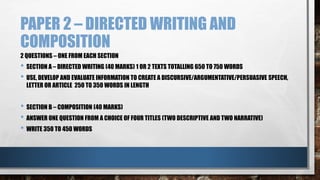 Igcse first language english 2020 | PPTX