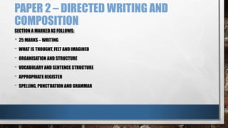 Igcse first language english 2020 | PPTX