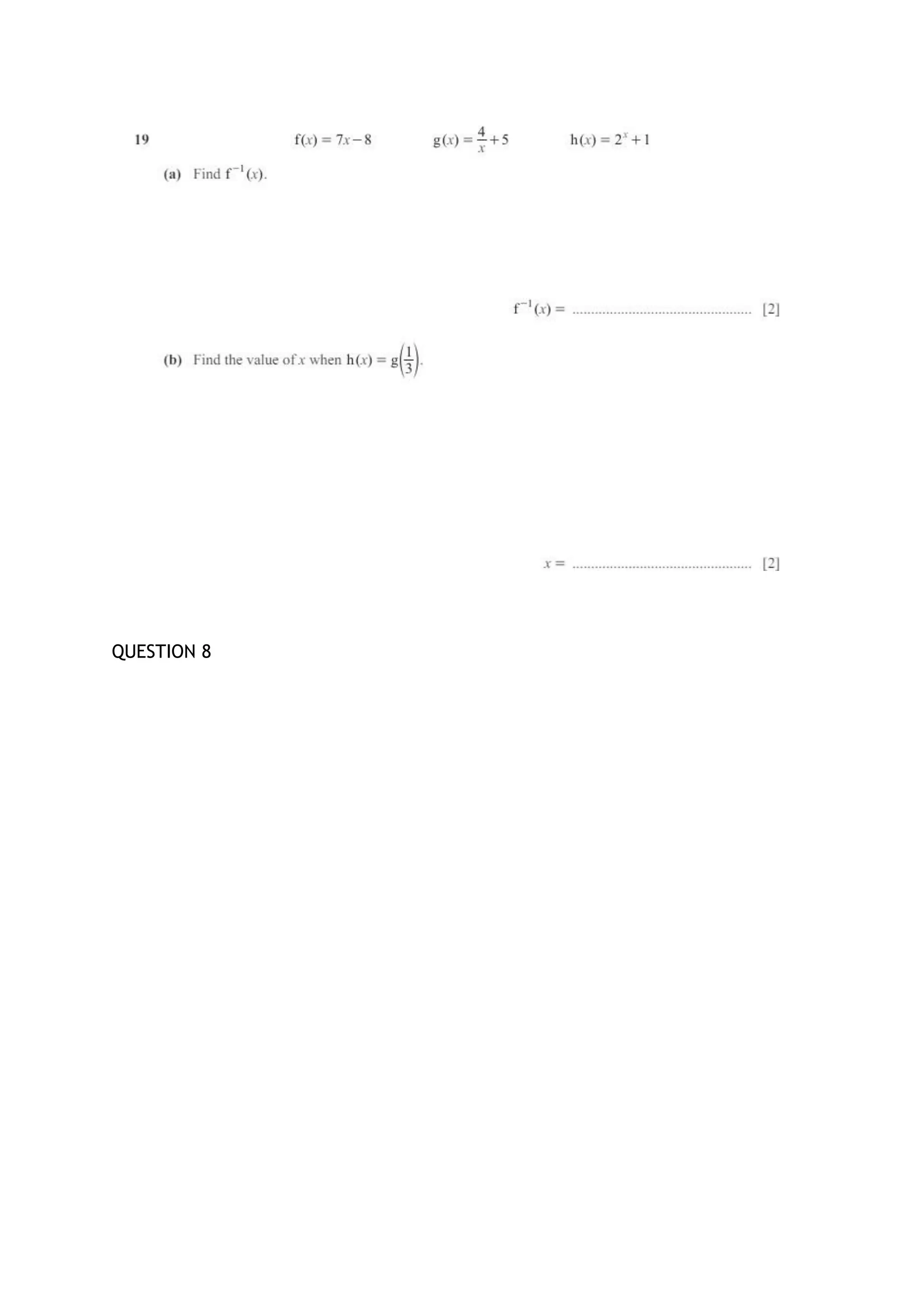 IGCSE FUNCTIONS PRACTICE QUESTION PAPERS.pdf
