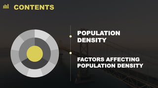 POPULATION STRUCTURE, DISTRIBUTION AND DENSITY | PPT
