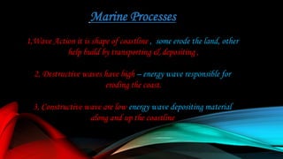 IGCSE Geography Marine Processes | PPTX