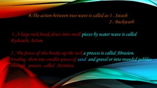 IGCSE Geography Marine Processes | PPTX