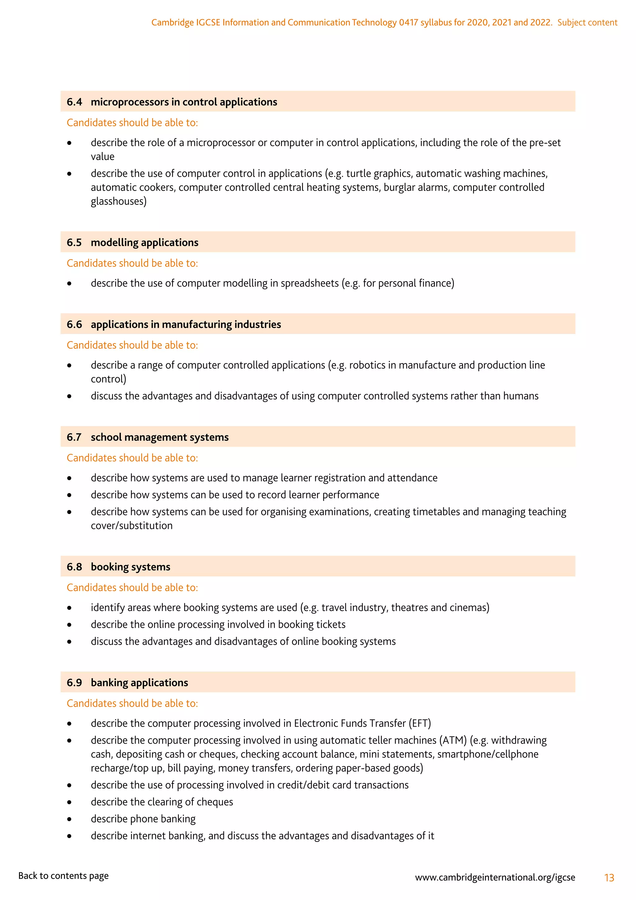 Igcse ict syllabus | PDF