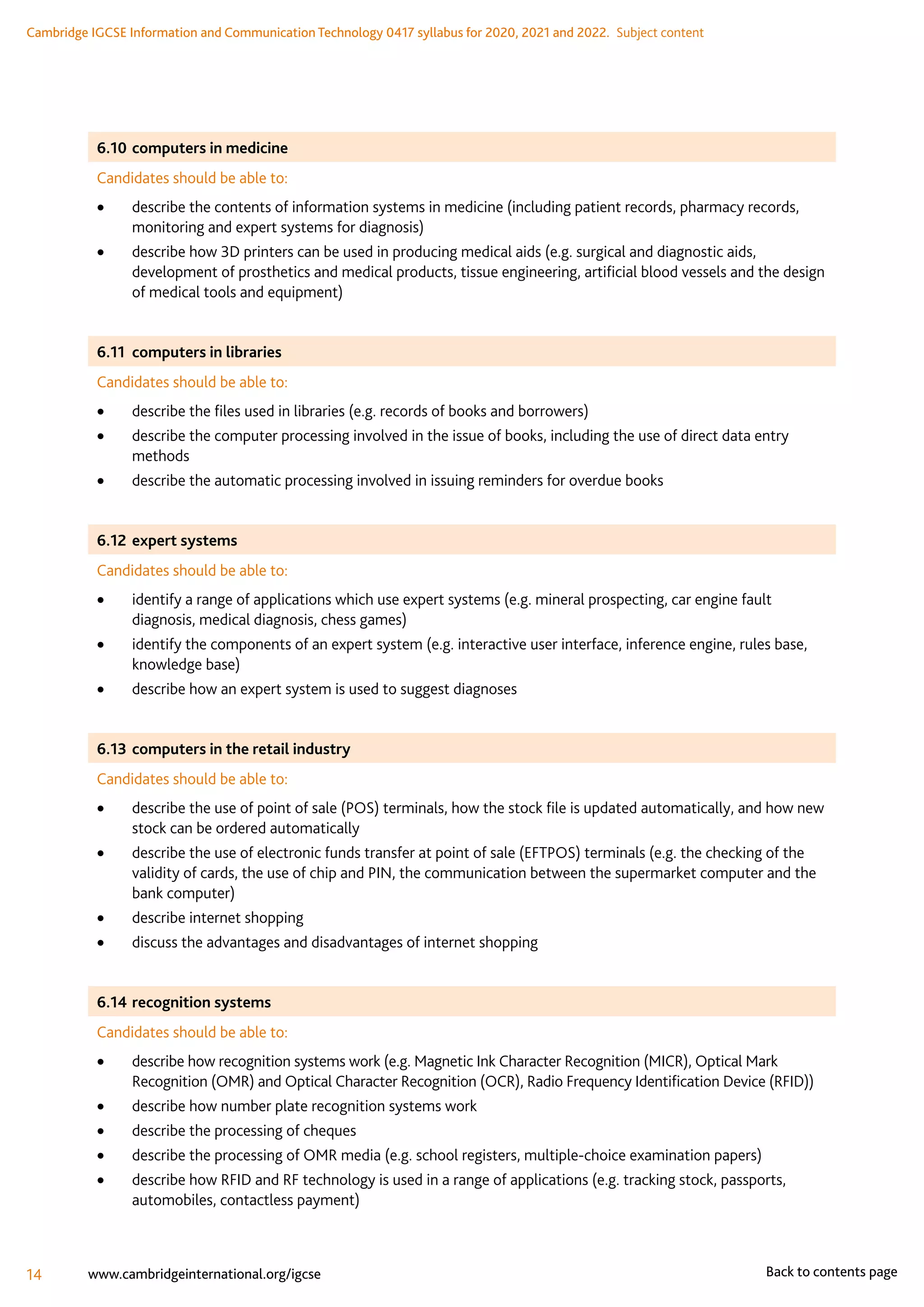 Igcse ict syllabus | PDF