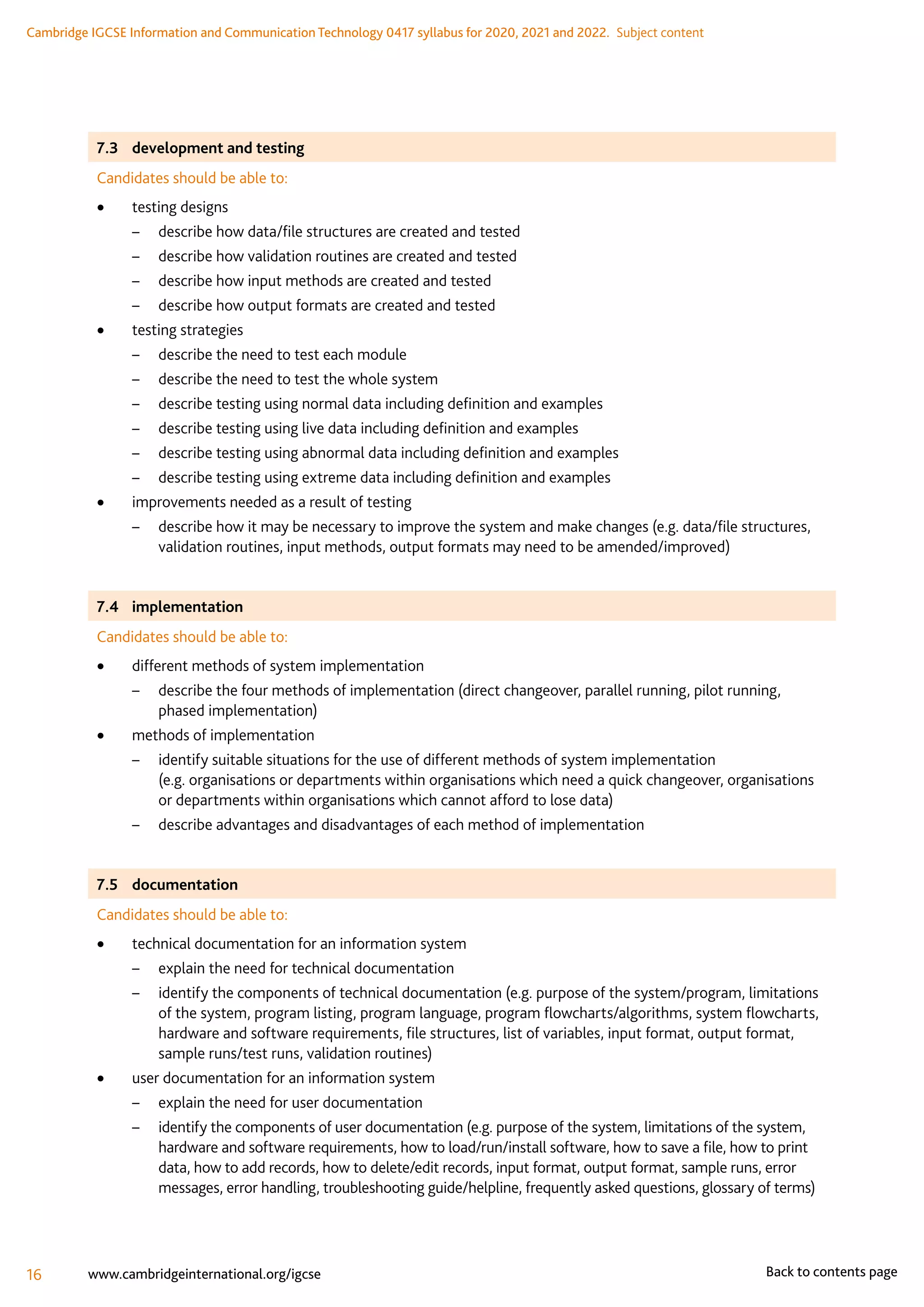 Igcse ict syllabus | PDF