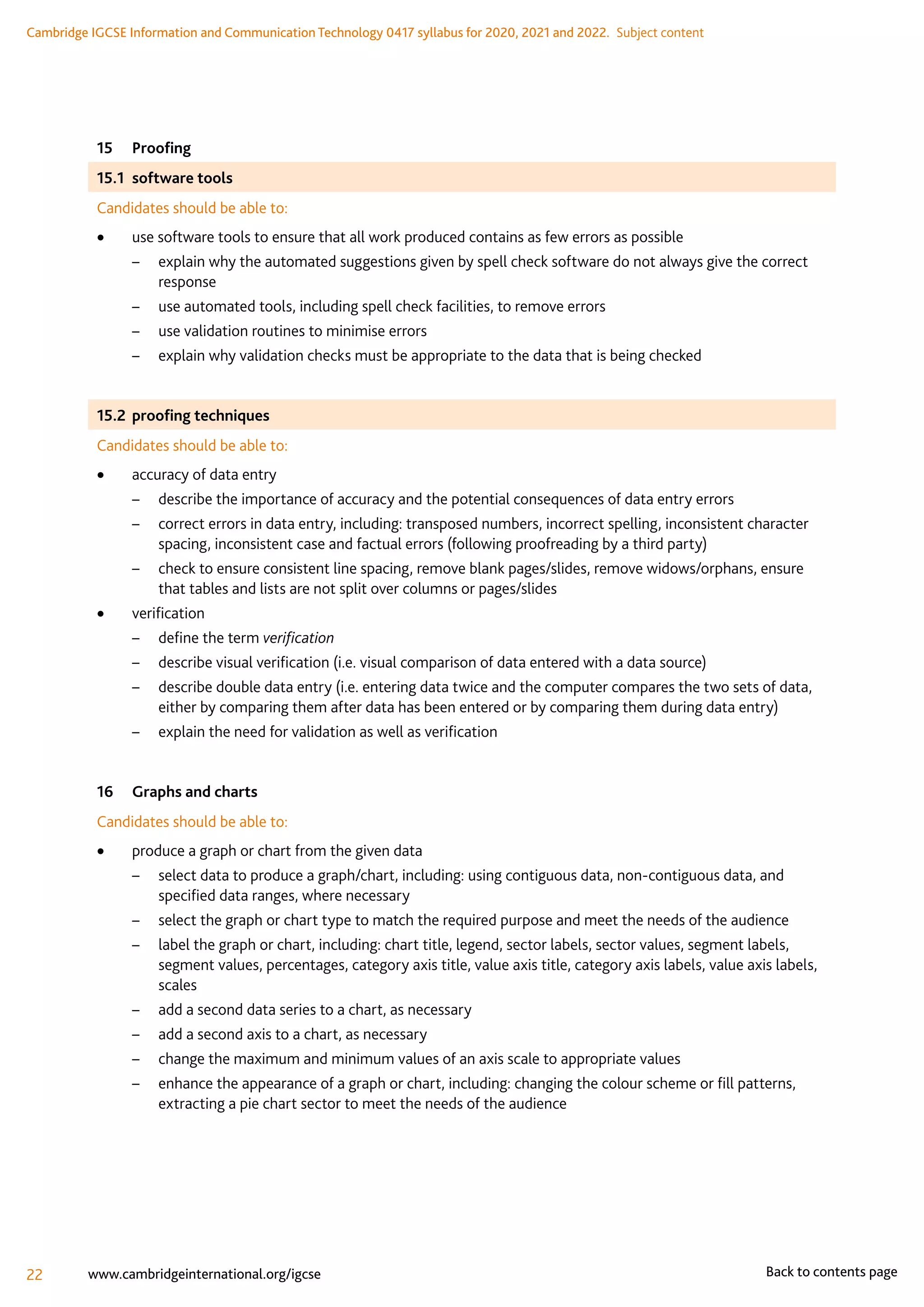 Igcse ict syllabus | PDF