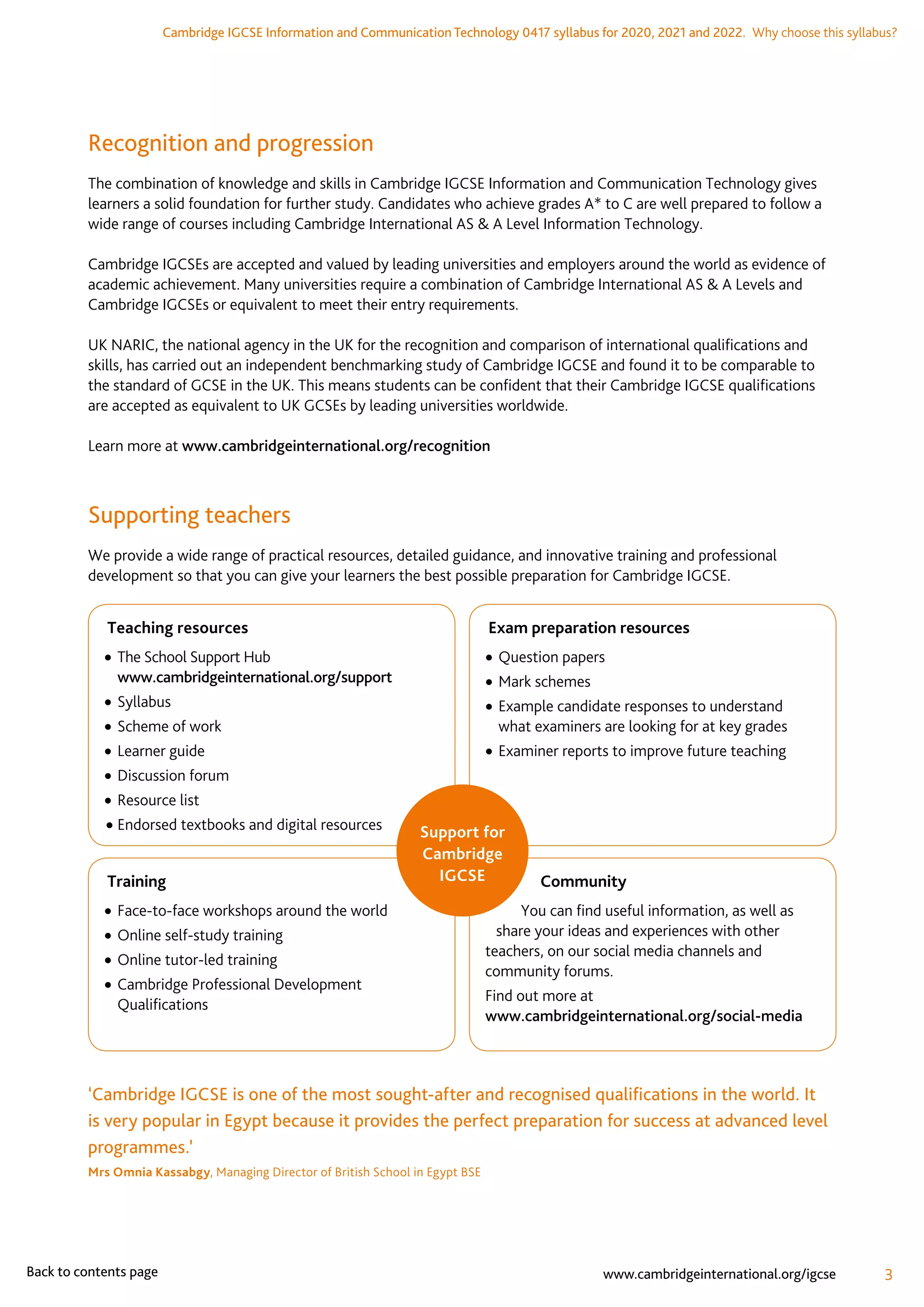 Igcse ict syllabus | PDF