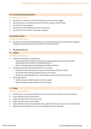 Igcse ict syllabus | PDF