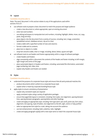 Igcse ict syllabus | PDF