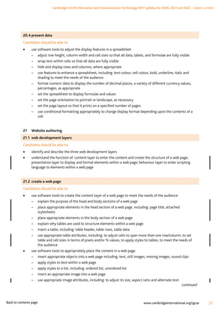 Igcse ict syllabus | PDF