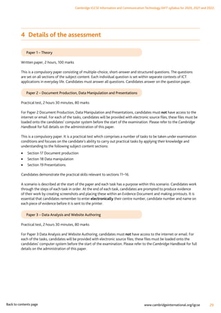 Igcse ict syllabus | PDF