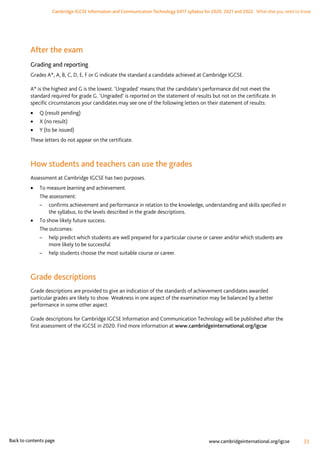 Igcse ict syllabus | PDF