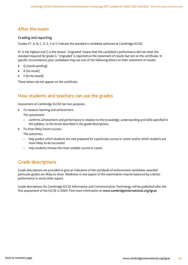 Igcse ict syllabus | PDF | Computing | Technology & Computing
