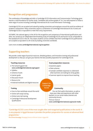 Igcse ict syllabus | PDF