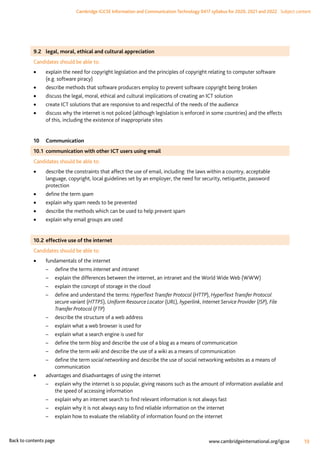 Igcse ict syllabus | PDF