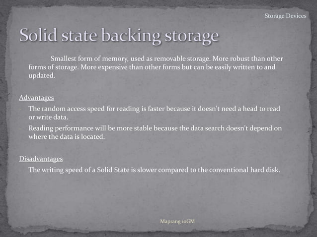 Storage Devices | PPT
