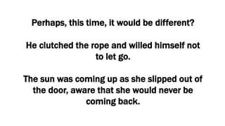 Igcse language creative writing stimuli | PPTX