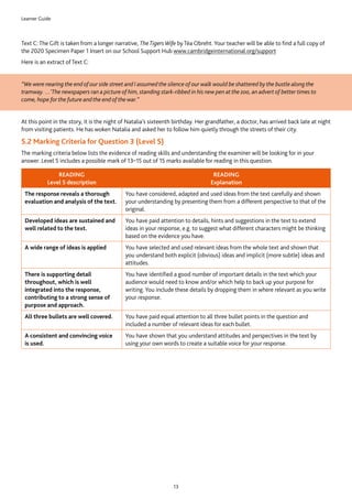 IGCSE FIRST LANGUAGE ENGLISH 0500 | PDF