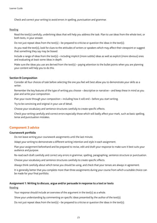 IGCSE FIRST LANGUAGE ENGLISH 0500 | PDF